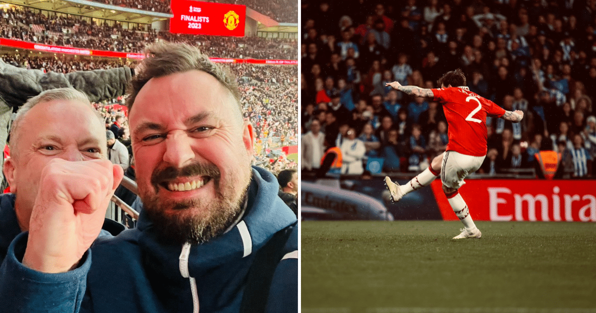 Manchester United Fan Takes His Paramedic Hero To Wembley