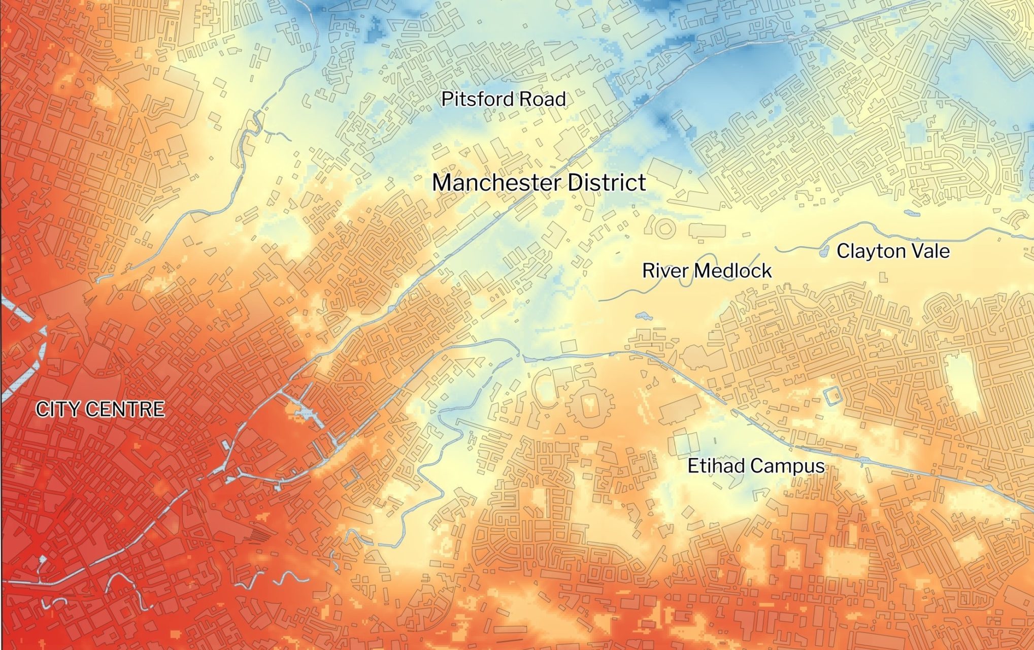 Map Of Manchester City Centre Manchester City Centre Development Map