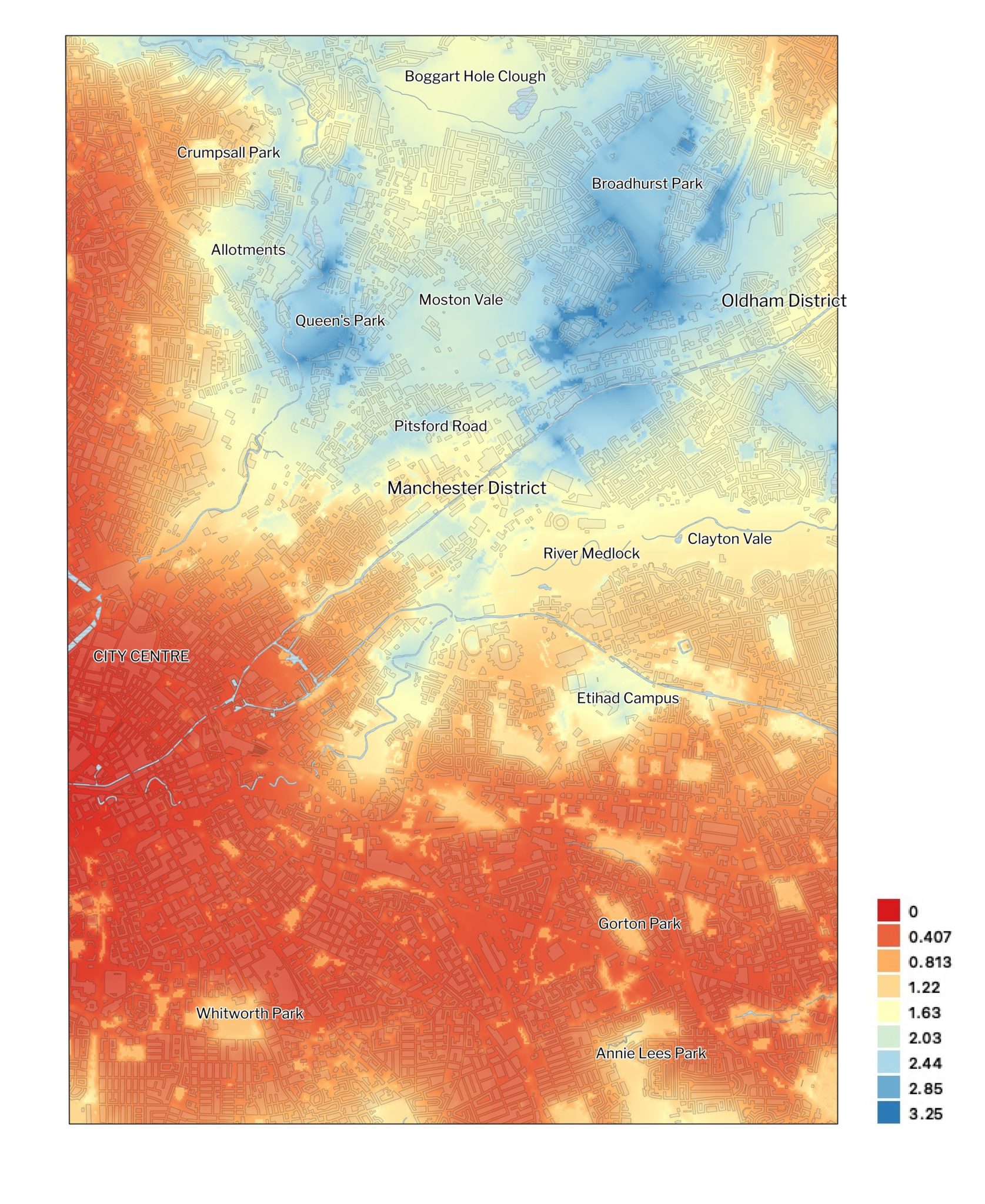This New Heat Map Shows The Hottest Areas In Manchester