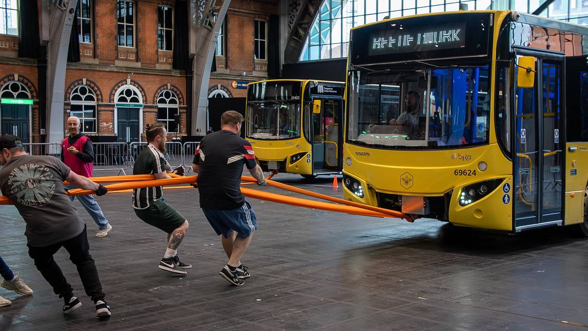 Greater Manchester Mayor's Charity Bus Pull Fundraiser Returns