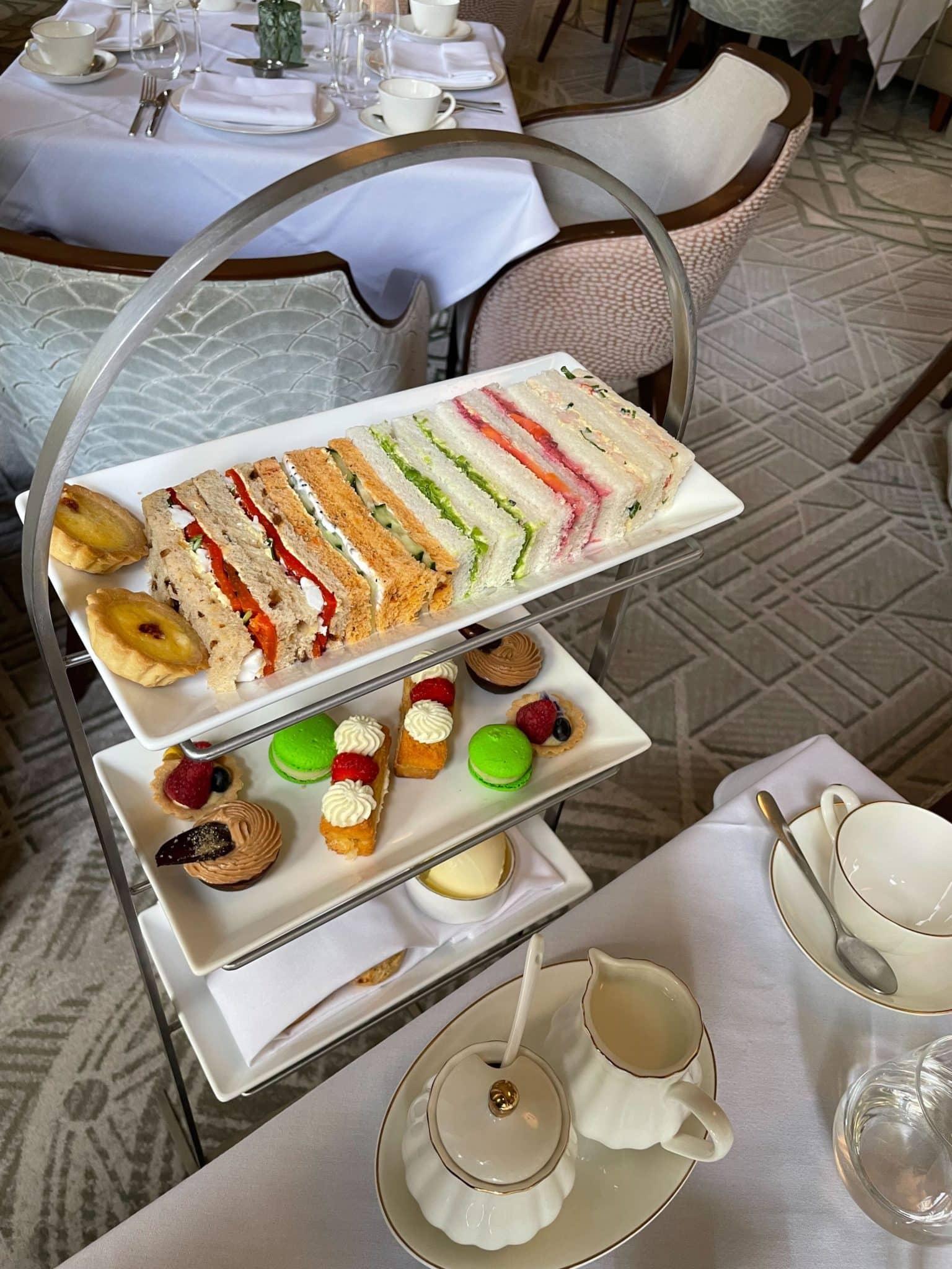 Afternoon Tea At The Midland, One Of Manchester's Oldest Hotels