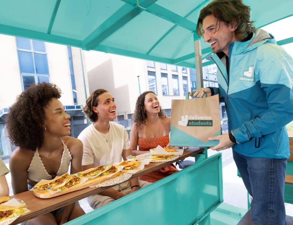 Freshers Can Hop On The Deliveroo Pedal Bike For A Grub Crawl Freshers Can Hop On The Deliveroo Pedal Bike For A Grub Crawl