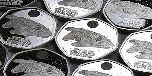 The Royal Mint Release Special 'Millennium Falcon' 50p Coin