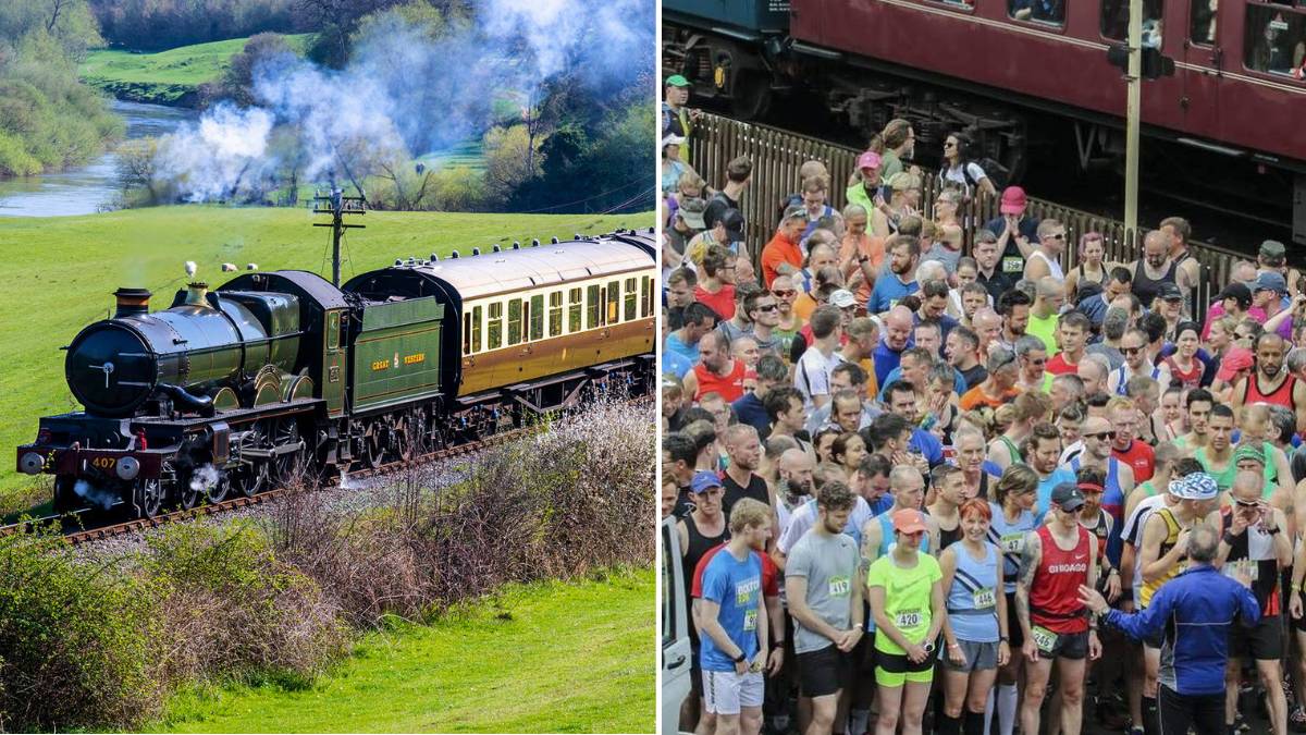 You Can Race A Steam Train Along The East Lancashire Railway