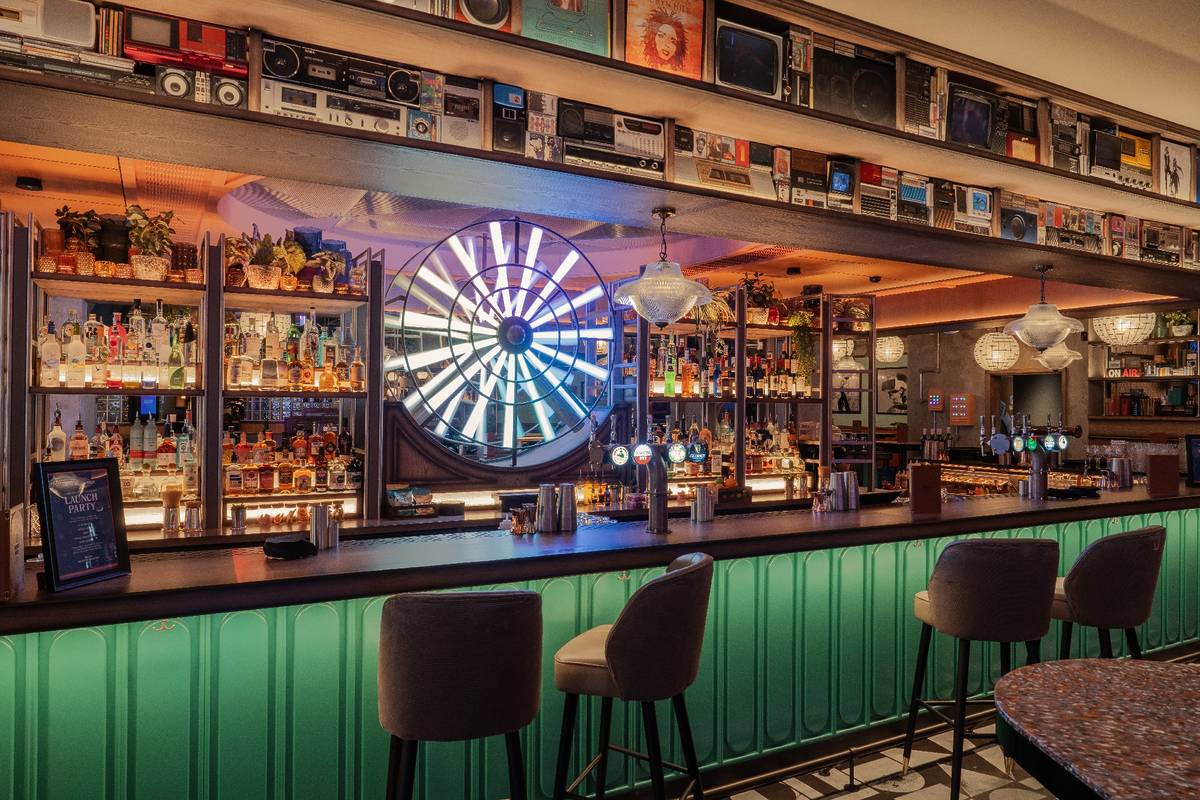 High-Tech Manchester Shuffleboard Bar Electric Shuffle Now Open