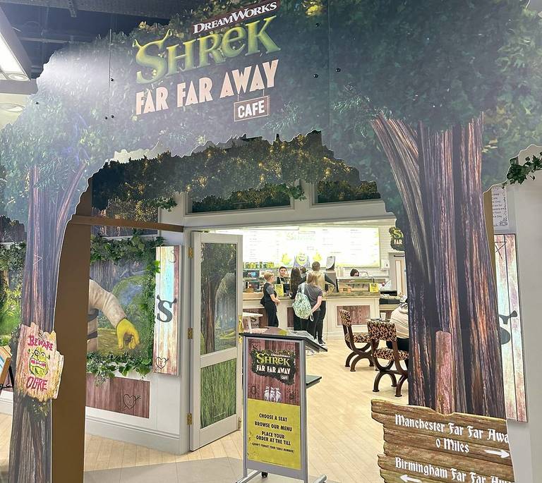 A Shrek Cafe Has Opened At Manchester's Primark Stores