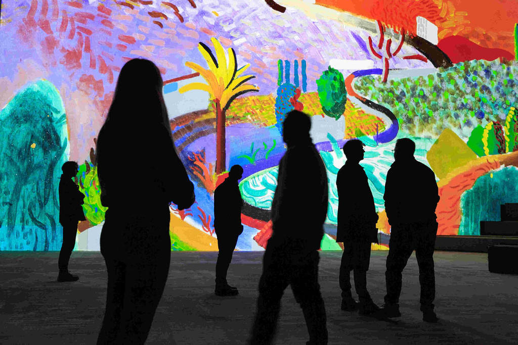 This Vibrant, Immersive David Hockney Exhibition Showcasing 60 Years Of ...