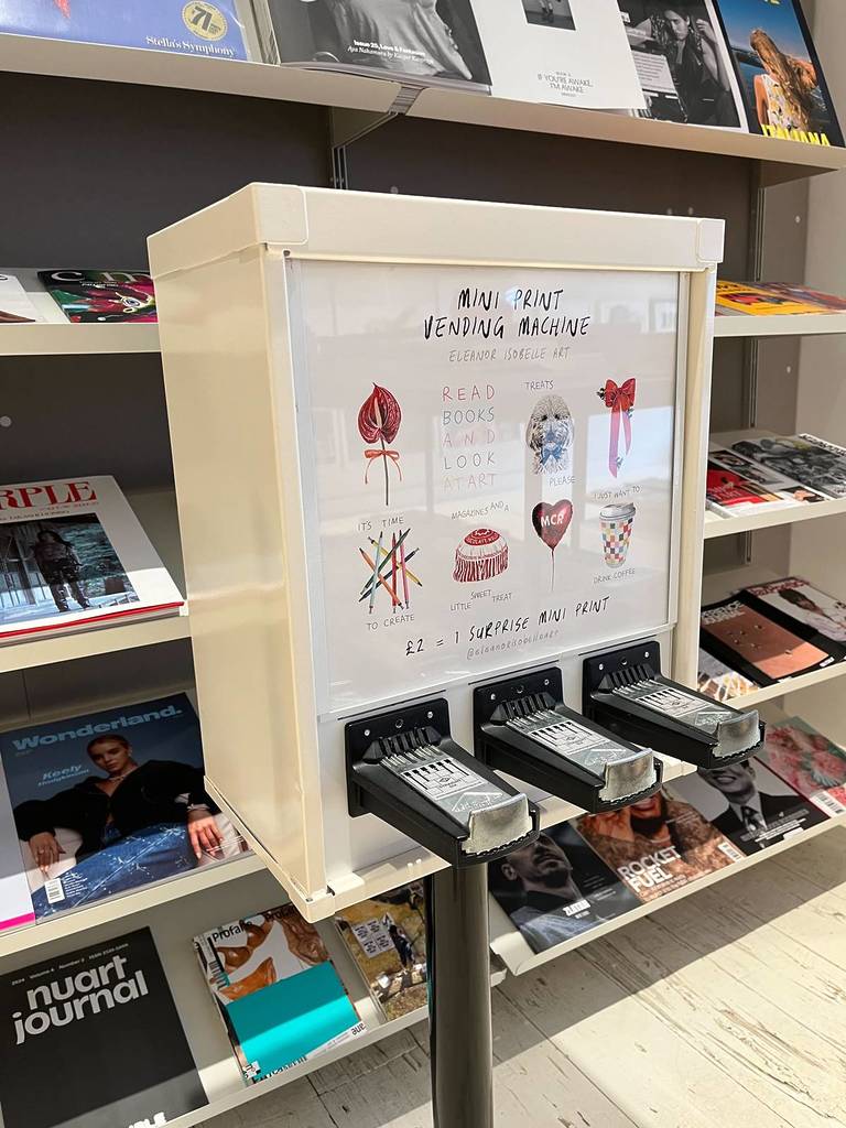 The Pop-Up Mini Print Vending Machine In The Northern Quarter