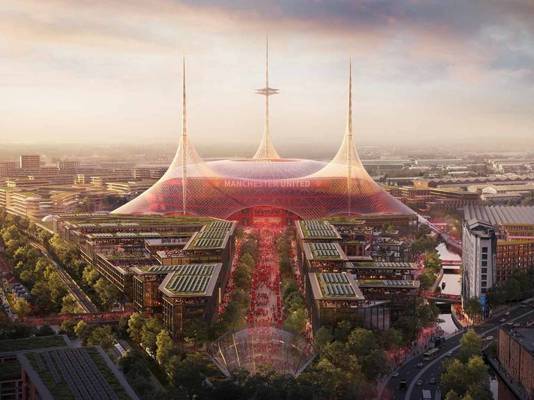 Manchester United give update on fast-tracked new 100,000-seater ...