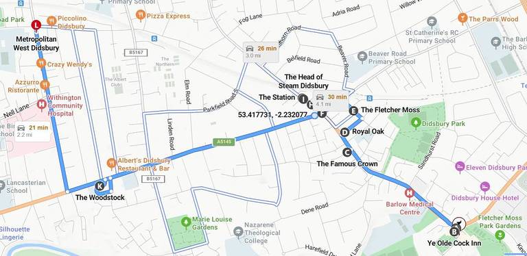 The Didsbury Dozen: A Guide To Manchester's Favourite Pub Crawl