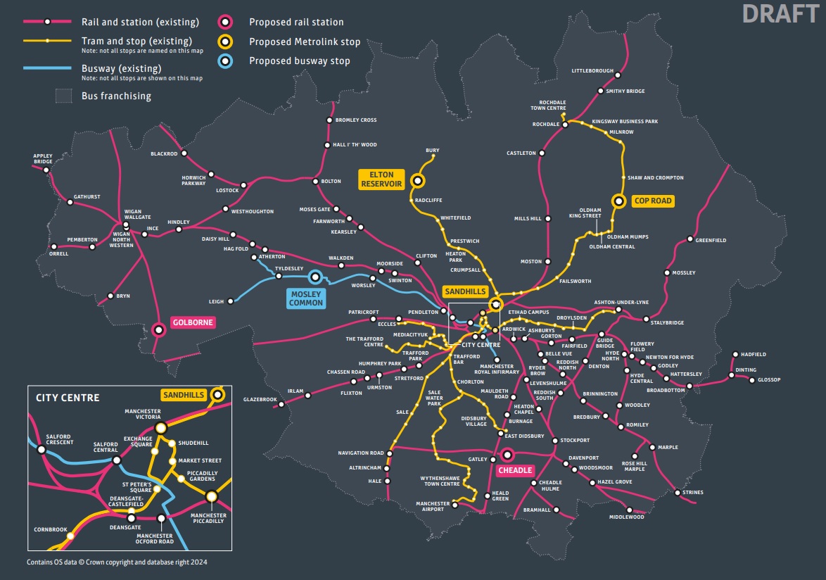 New Metrolink Lines Set Out For Greater Manchester