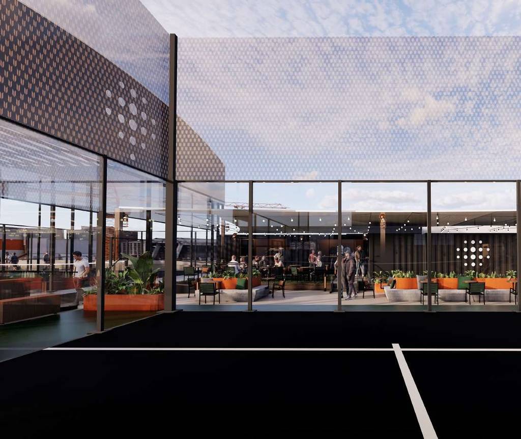 A Rooftop Padel Facility With Covered Courts & Bar Could Be Coming To ...