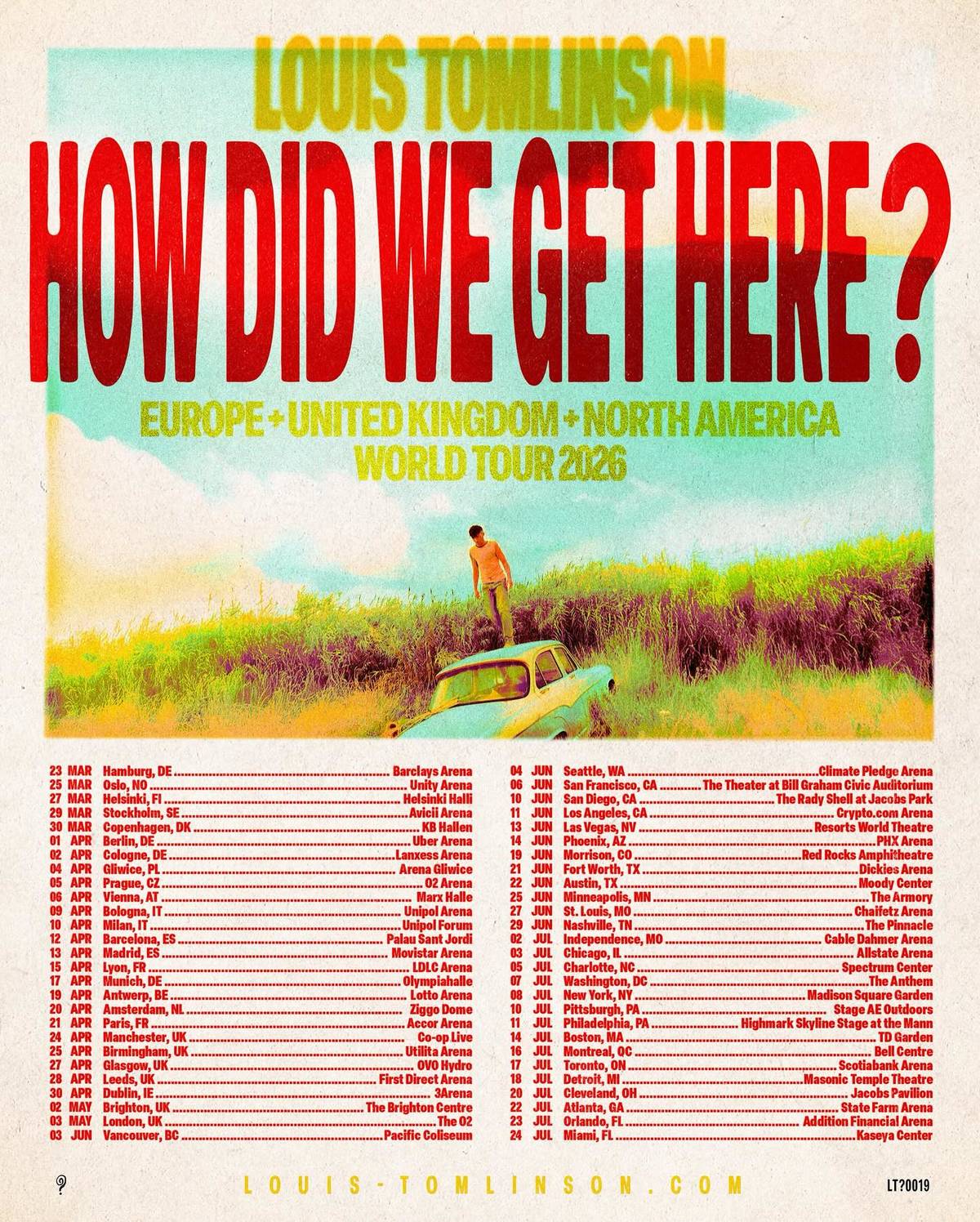 Former One Direction Star Louis Tomlinson Has Announced A Huge Show At ...