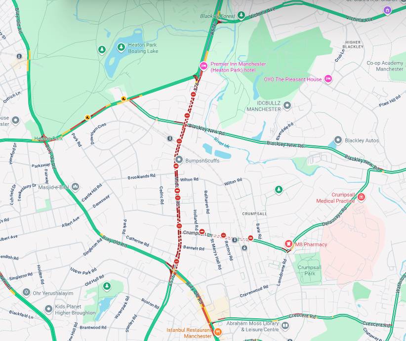 All The Road Closures And Bus Diversions Currently In Place Due To The ...