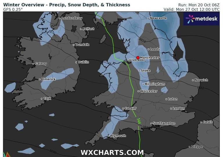 Snow Is Forecast To Hit Greater Manchester This Weekend... Yes, In ...
