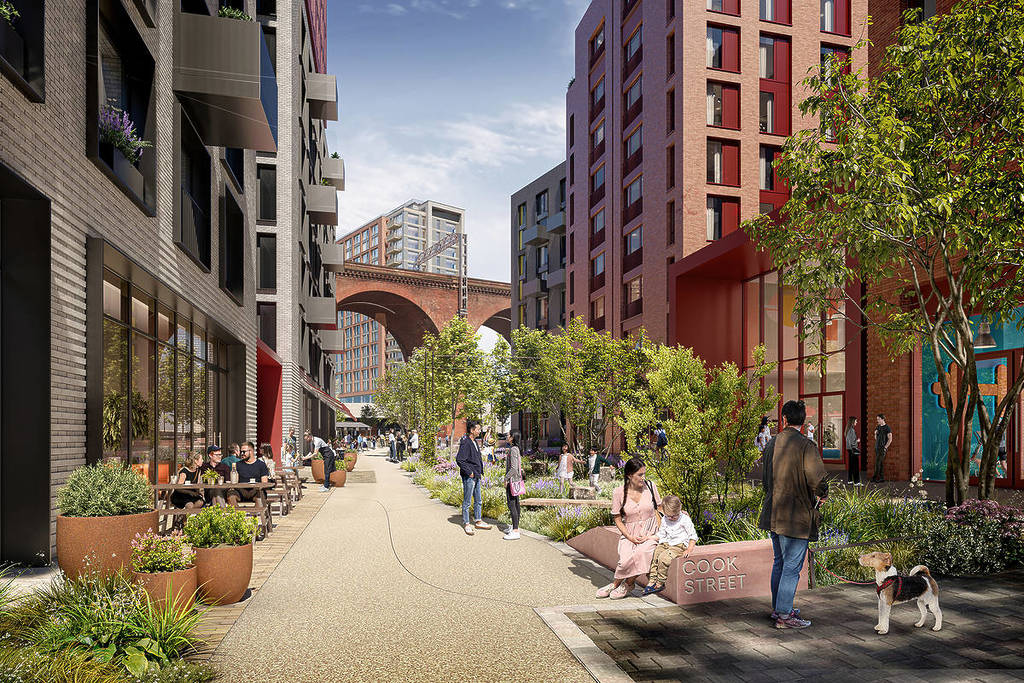 First Images Revealed Of Stockport’s Newest 'Town Square' With 10 New ...