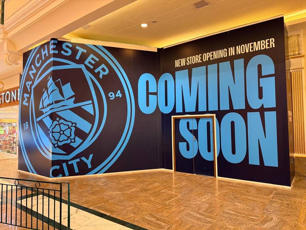 Manchester City Is Set To Open A Brand New Store In The Trafford Centre ...