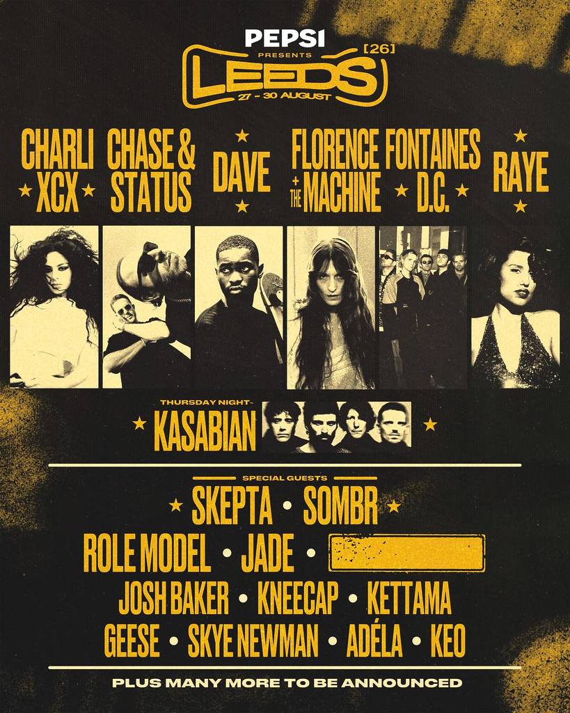 Reading & Leeds Have Revealed Their Headliners For 2026 – With Charli ...