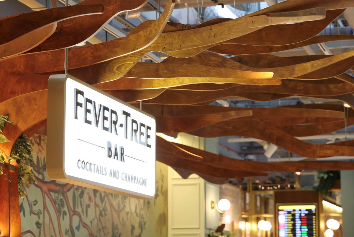 First Look Images Of New Fever Tree Bar At Manchester Airport's ...