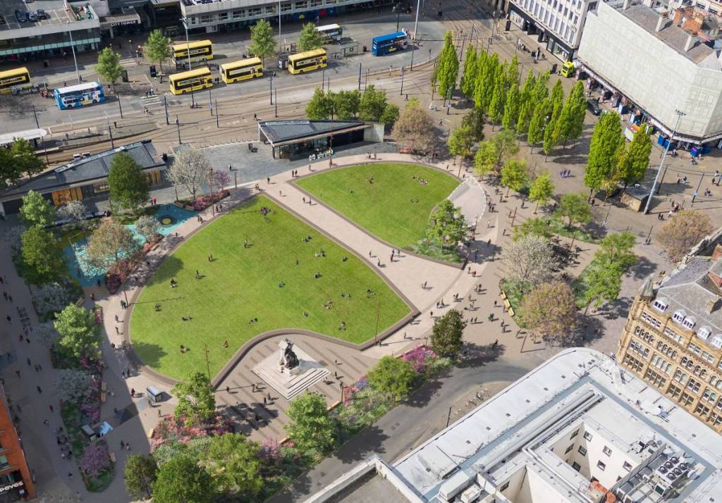 Manchester is finally revealing its new design for Piccadilly Gardens ...