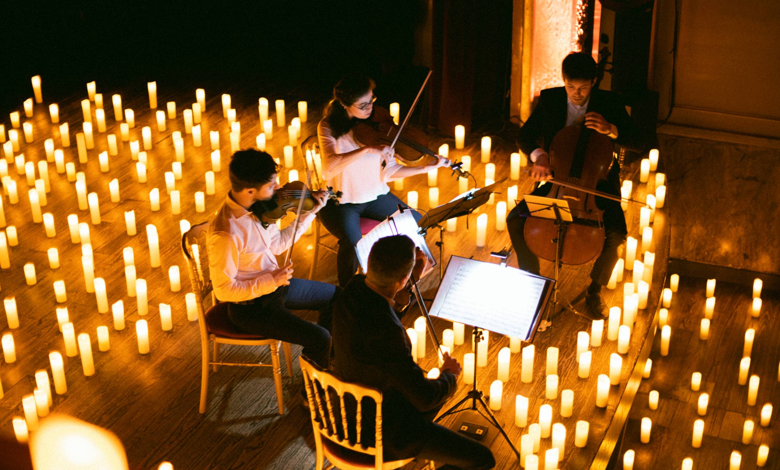 Los íntimos conciertos entre velas Candlelight vuelven a Zaragoza