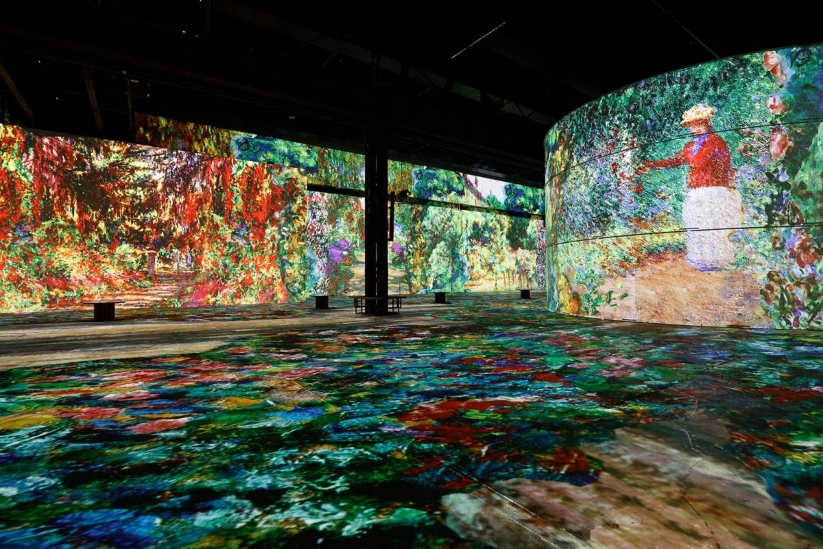 Monet-Ausstellung im Dortmunder Phoenix des Lumières