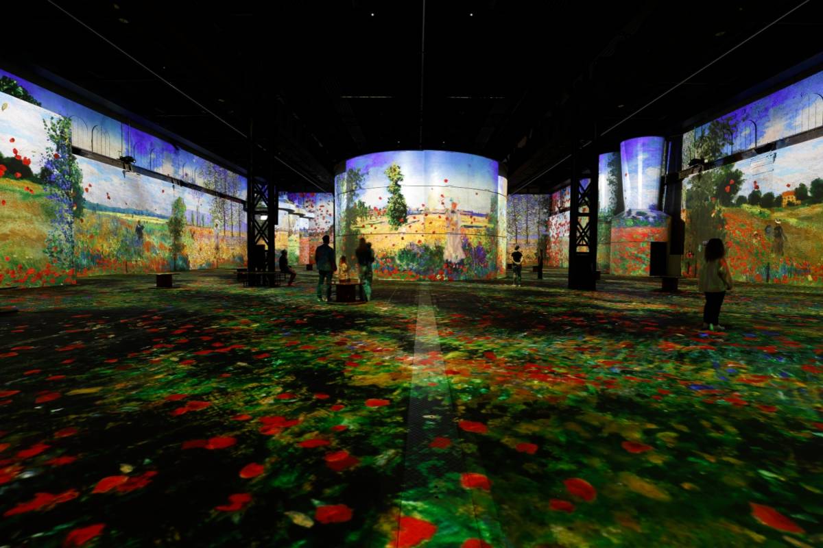 Monet-Ausstellung im Dortmunder Phoenix des Lumières