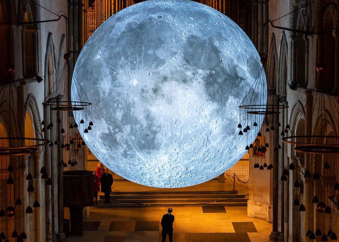 Museum Of The Moon: The Huge Lunar Installation At Bunjil Place