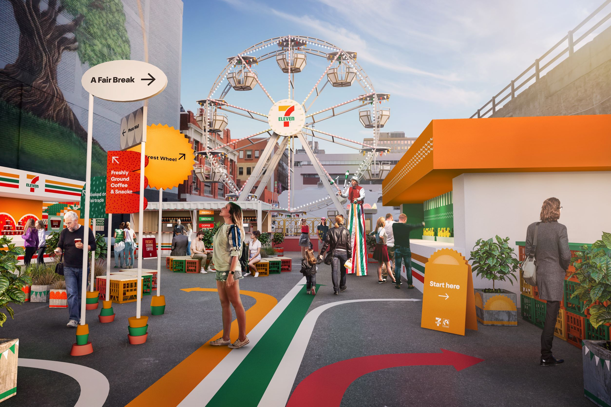 Have Fun At The Pop-Up 7-Eleven Fair Ground - Secret Melbourne