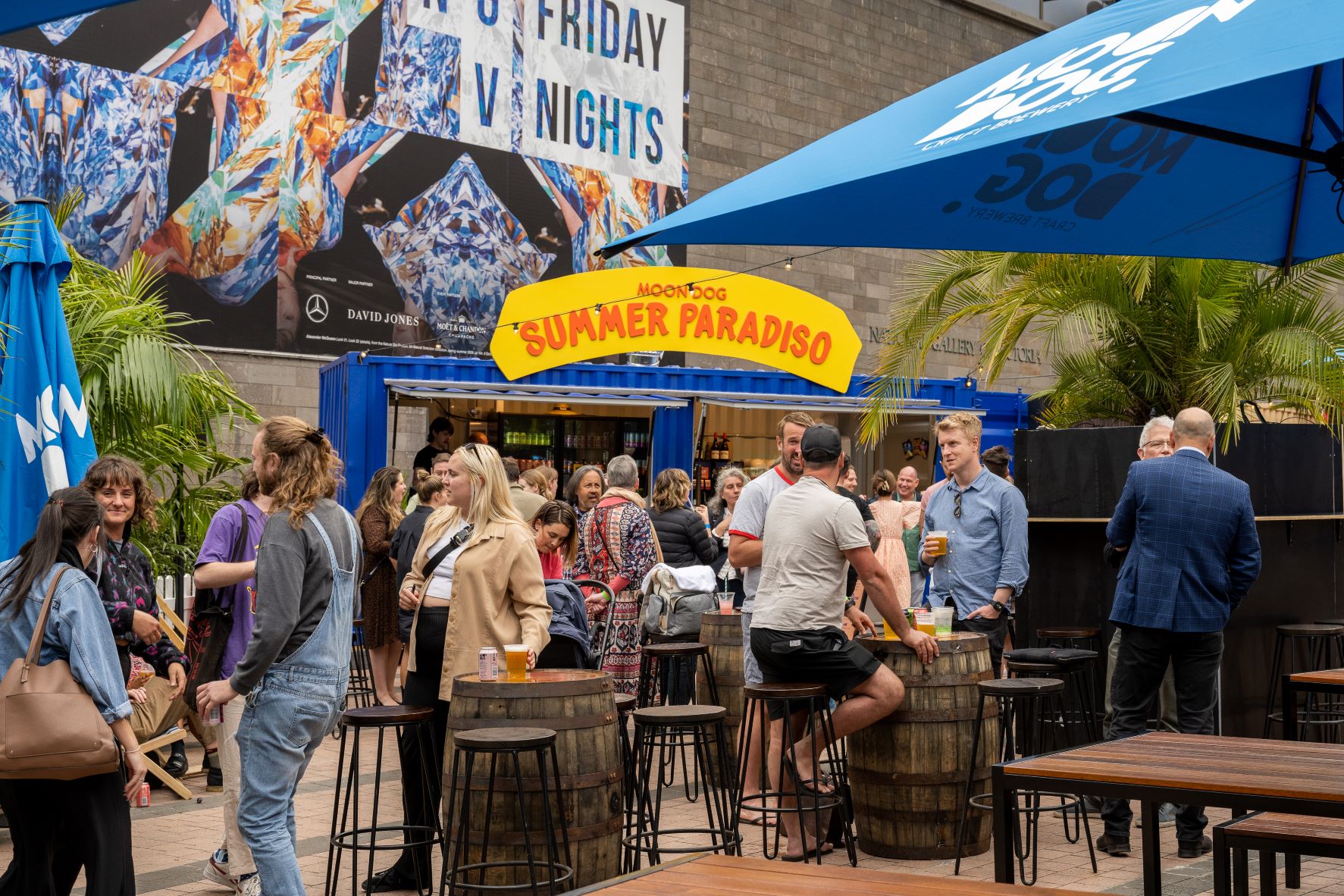 Summer Paradiso Is A Pop-Up Oasis From Moon Dog Brewing At Arts Centre ...