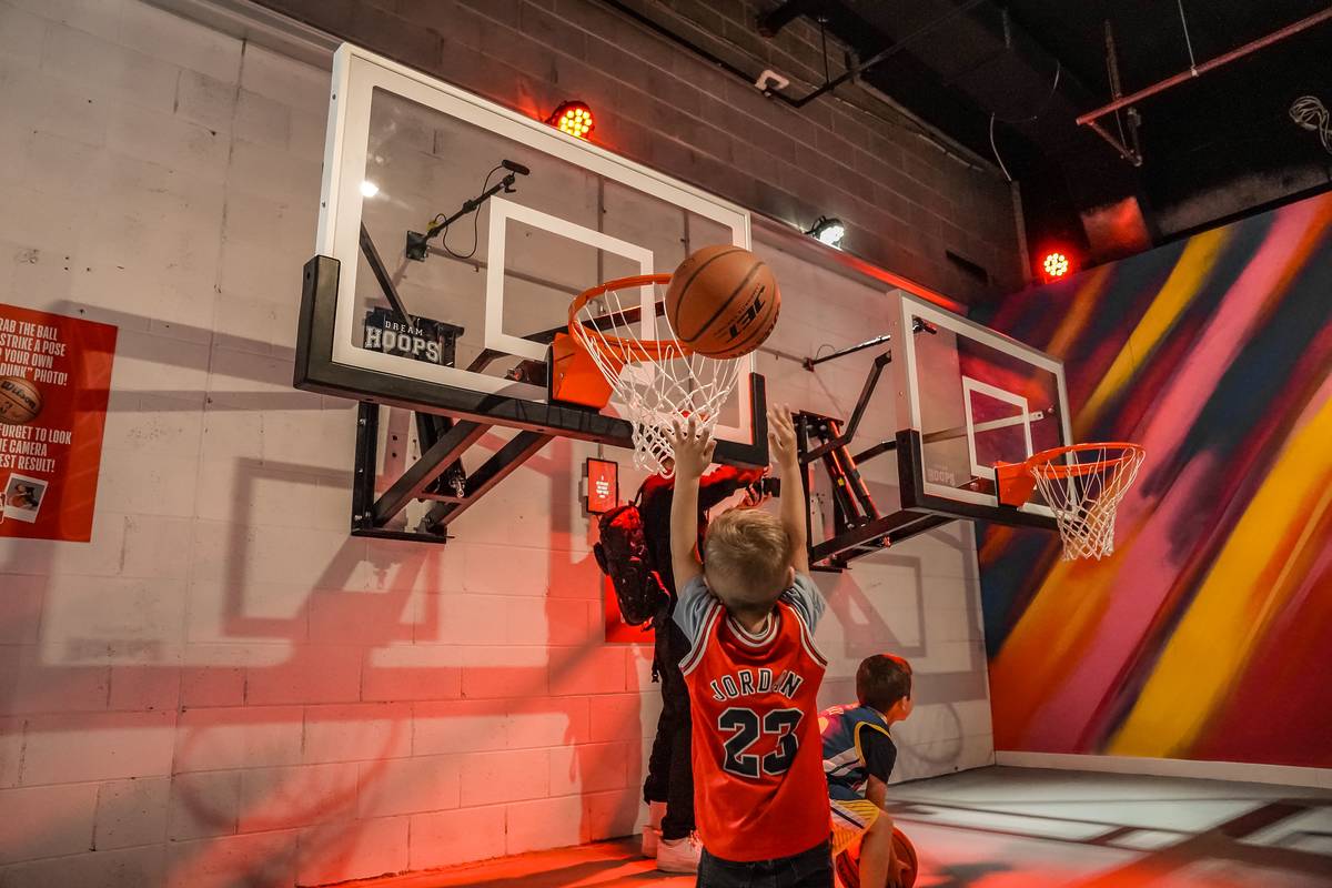 The NBA Exhibition Is Open In Melbourne's Docklands