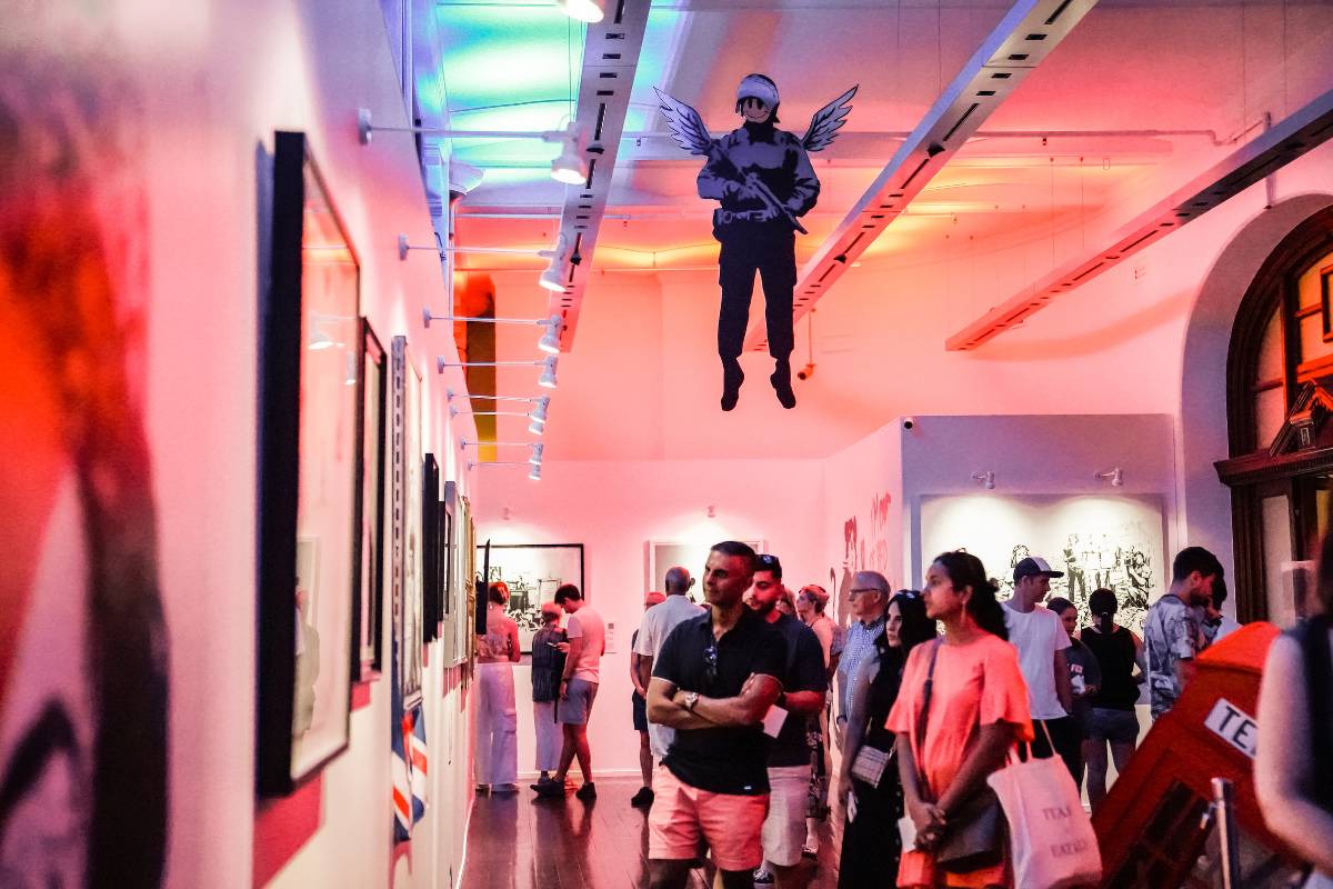 The Banksy Exhibition In Melbourne Is Now Open To Visitors
