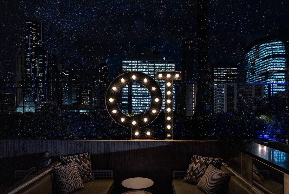 Sip Cocktails In The Snow At This New Winter Experience By Rooftop At QT