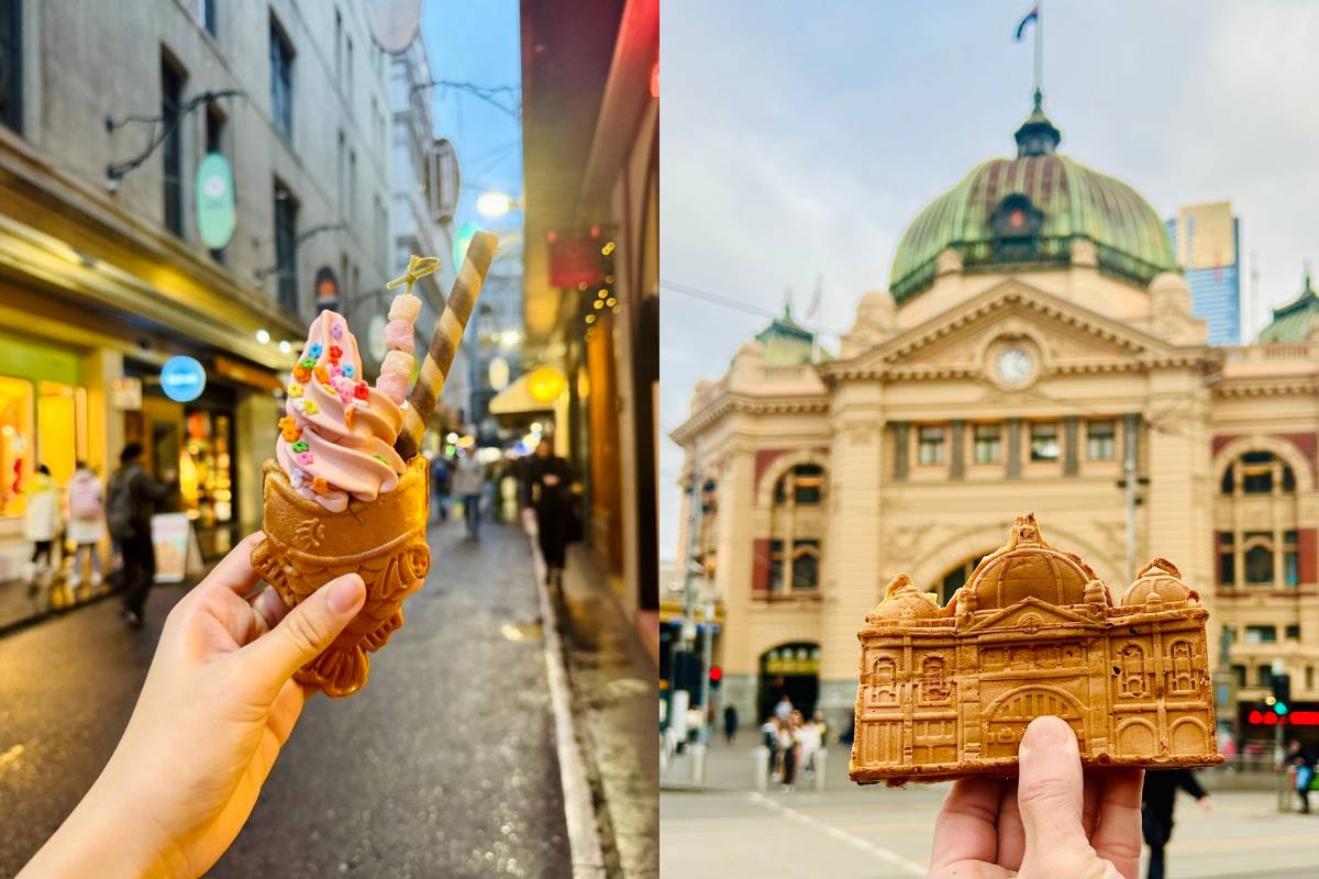 This Taiyaki Spot In The City Makes Waffles Shaped Like Flinders Street ...
