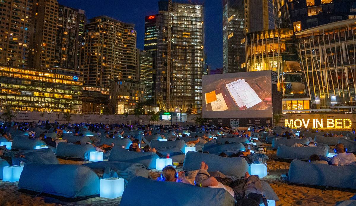 MOV'IN BED Beach Cinema Is Coming To Melbourne