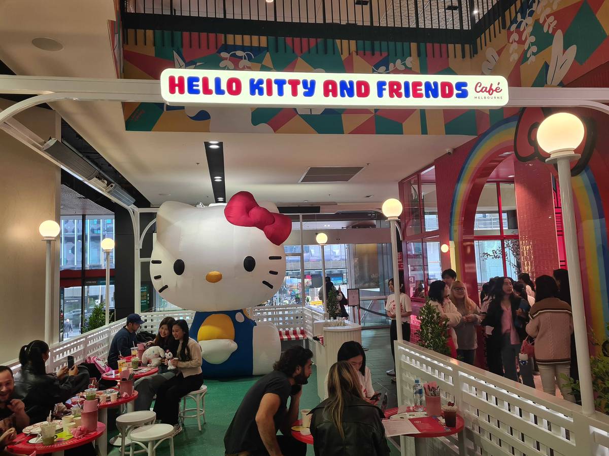 Hello Kitty And Friends Cafe At Melbourne Central - Secret Melbourne