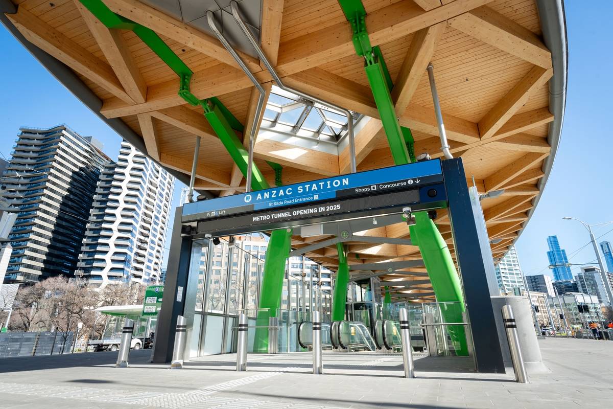 The 120-Metre-Long Anzac Station Underpass Is Now Open