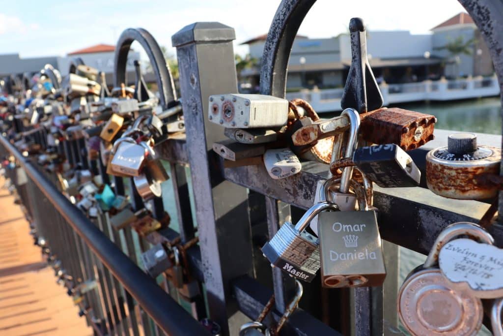 Miami Has A Small Slice Of Paris With Its Very Own Love Lock Bridge