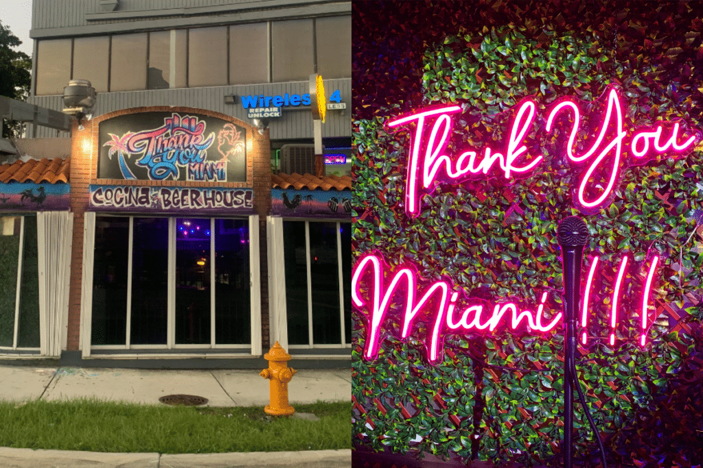 Enjoy Some Laughs, Live Tunes And Good Eats At This Little Havana Gem