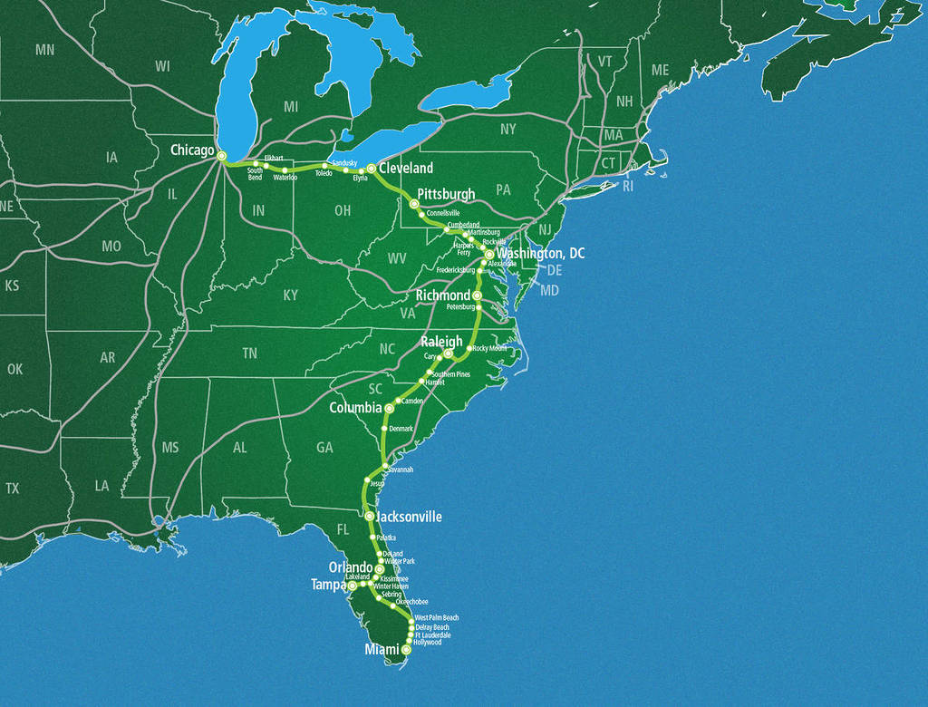 El Nuevo Tren De Amtrak Unirá Miami Y Chicago A Partir De Este Mes