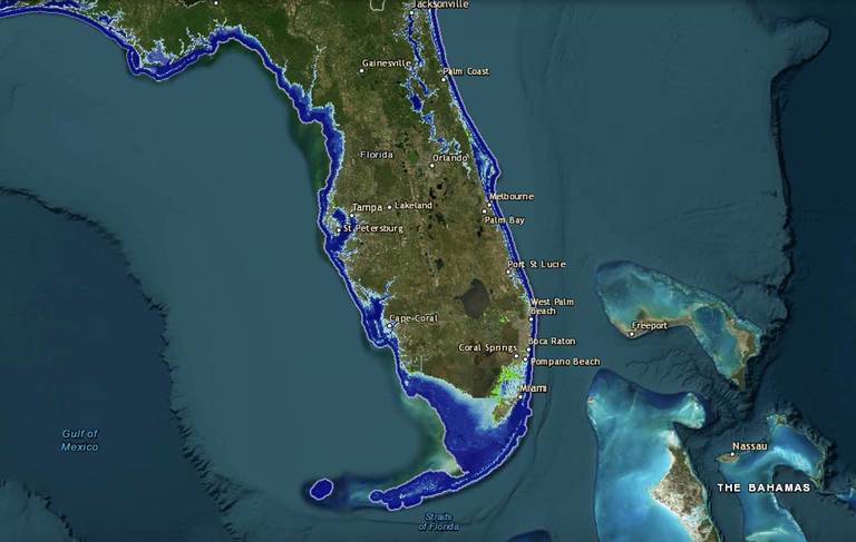 This Interactive Map Shows Where Florida Could Be Underwater