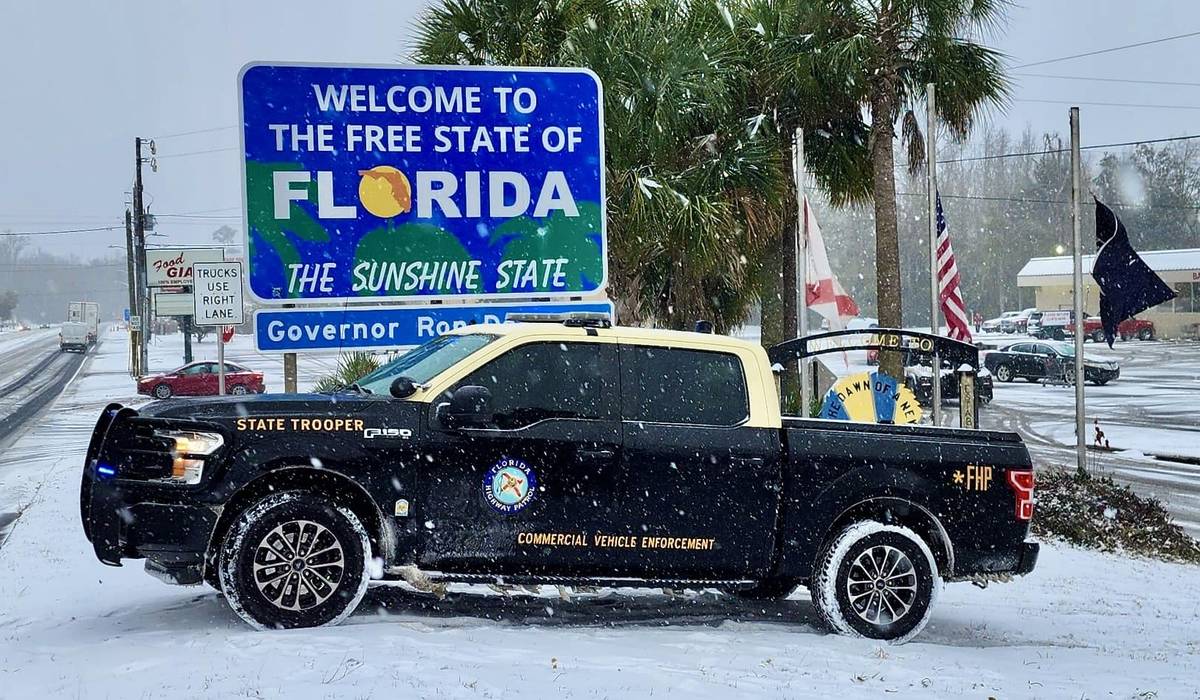 Florida Breaks All-Time Snowfall Record With Nearly 10 Inches