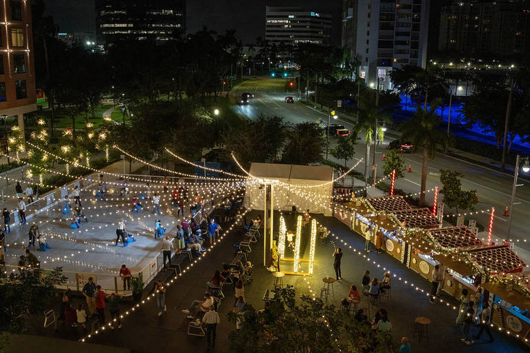 South Florida’s First Outdoor Ice-Skating Rink Returns This Winter
