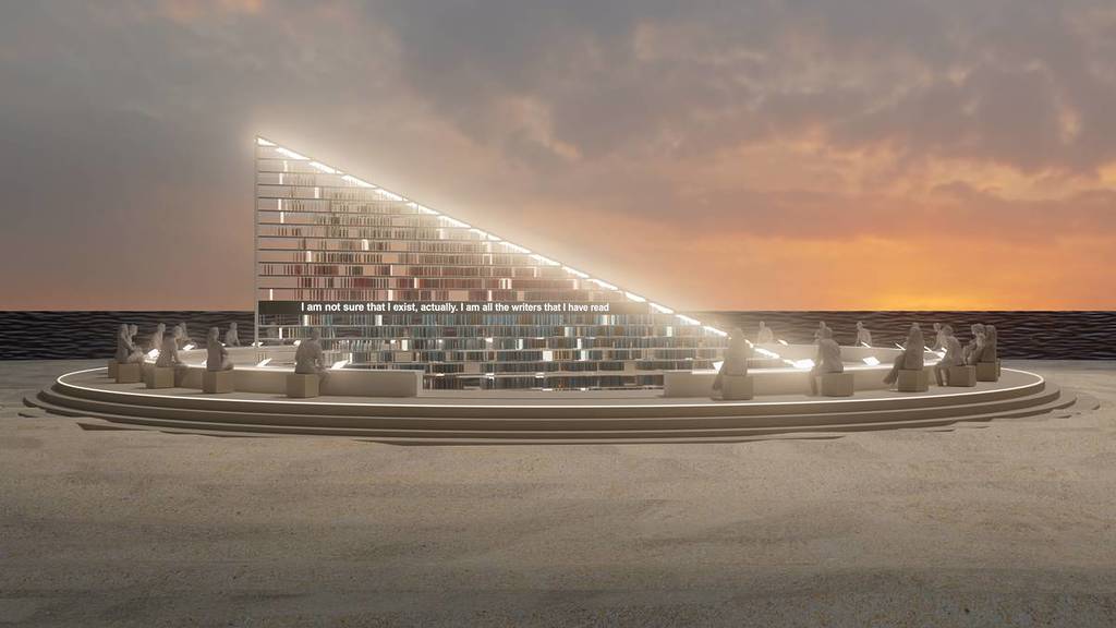 A 50-Ft Revolving Library Is Landing In Miami Beach For Art Week