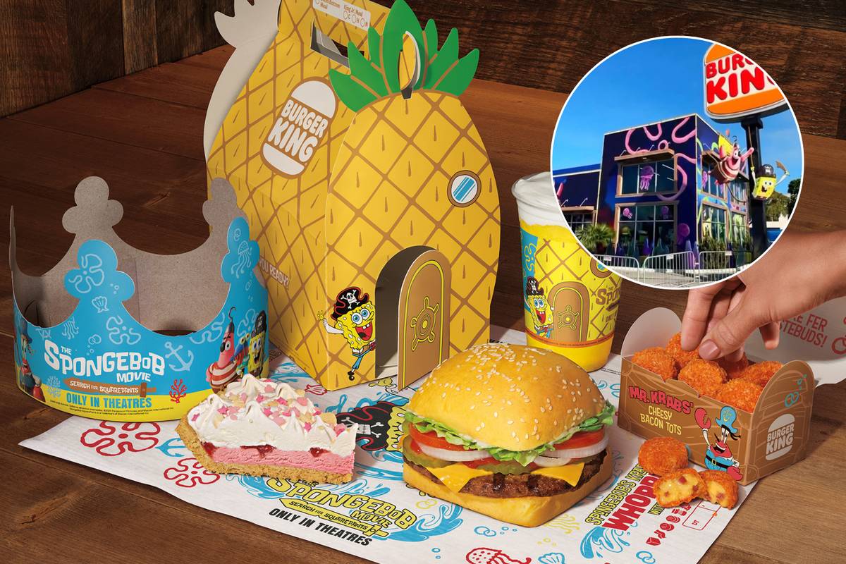 Miami está recebendo um pop-up de Bob Esponja de dois dias neste Burger ...