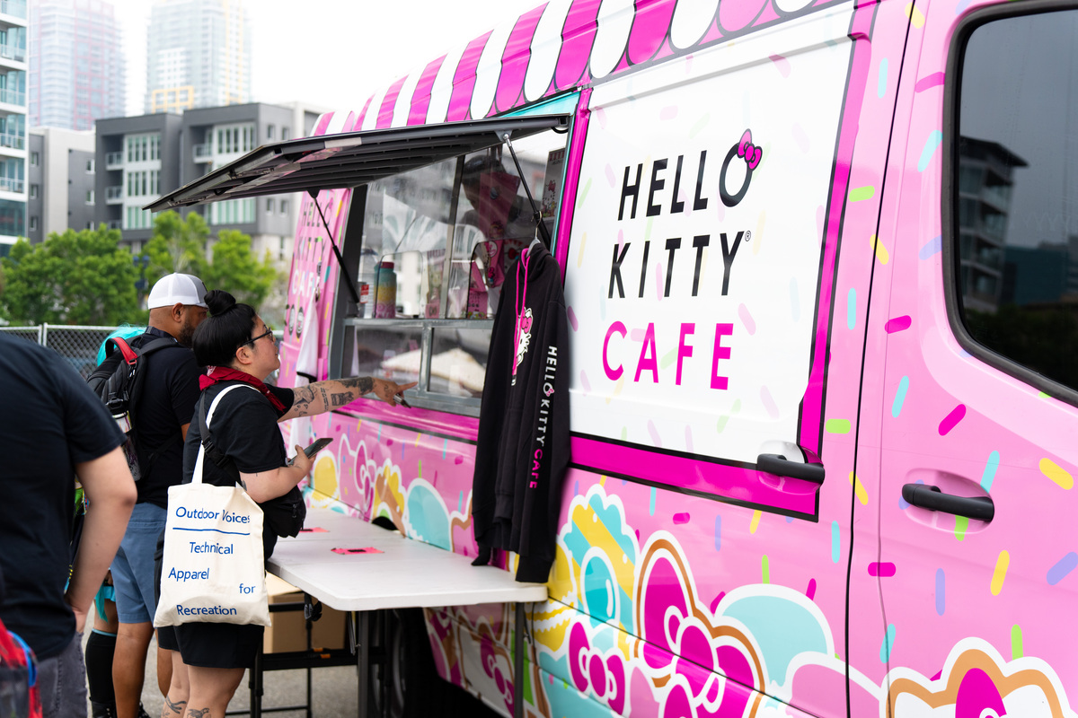 Le camion-café Hello Kitty revient à Miami pour la nouvelle année
