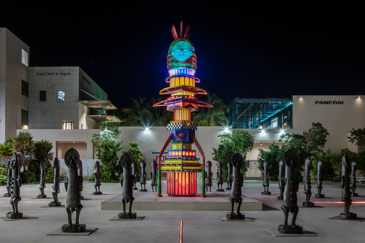 These Afrofuturist Sculptures Have Taken Over Miami's Design District
