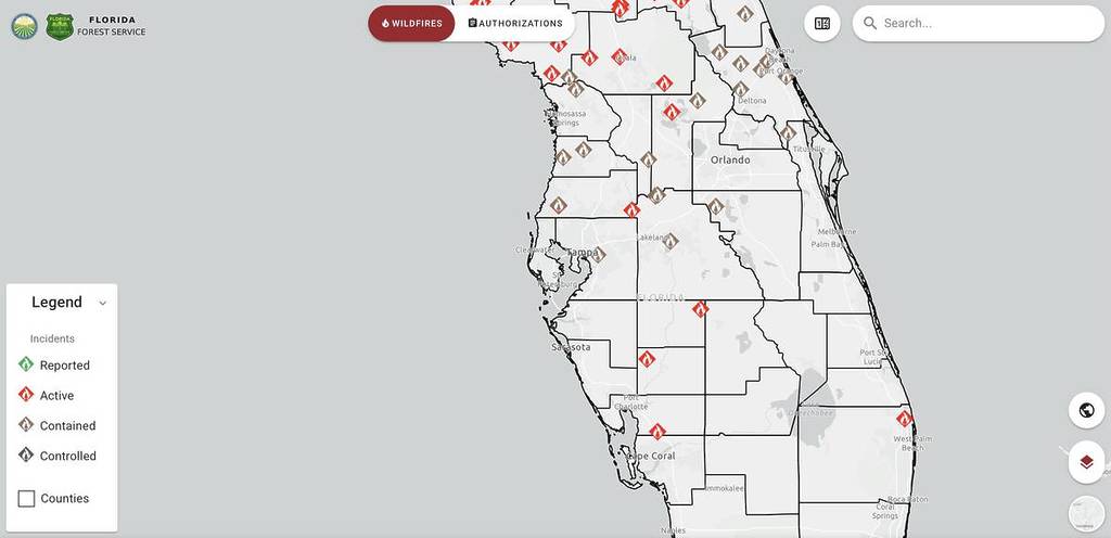 This real-time interactive map helps you keep track of active wildfires ...