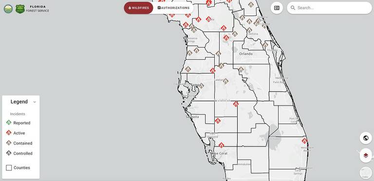 This real-time interactive map helps you keep track of active wildfires ...