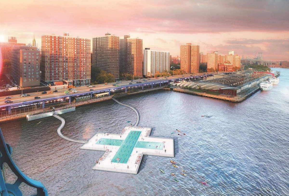 NYC's Incredible Floating 'Plus Pool' Will Be Installed This Summer